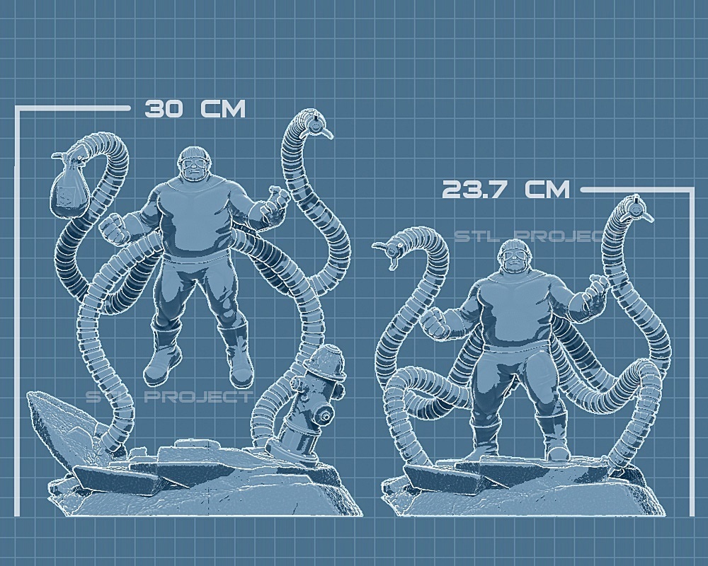 3D file Doctor Octopus - Fan Art・3D printing model to download・Cults