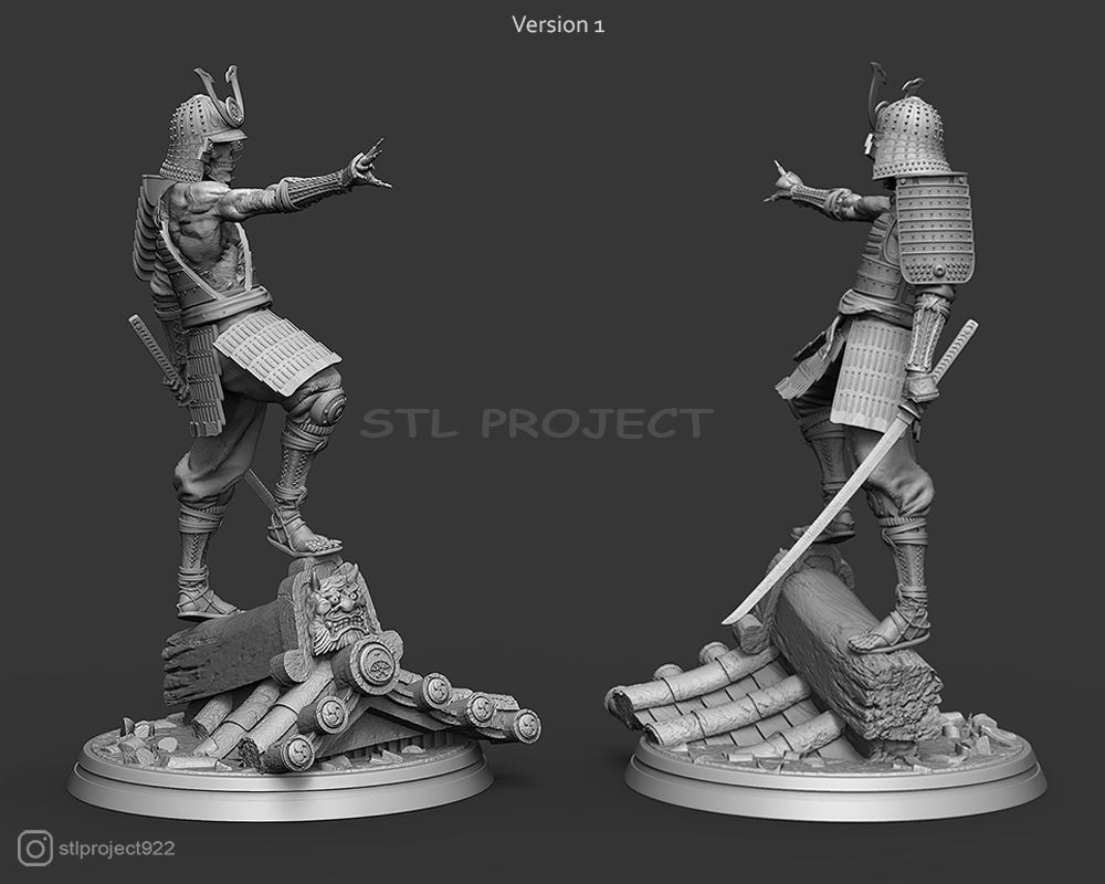 3D file Dead Samurai・3D print model to download・Cults