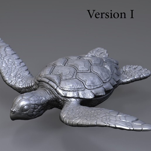 Download STL file Sea Turtle • 3D print design ・ Cults
