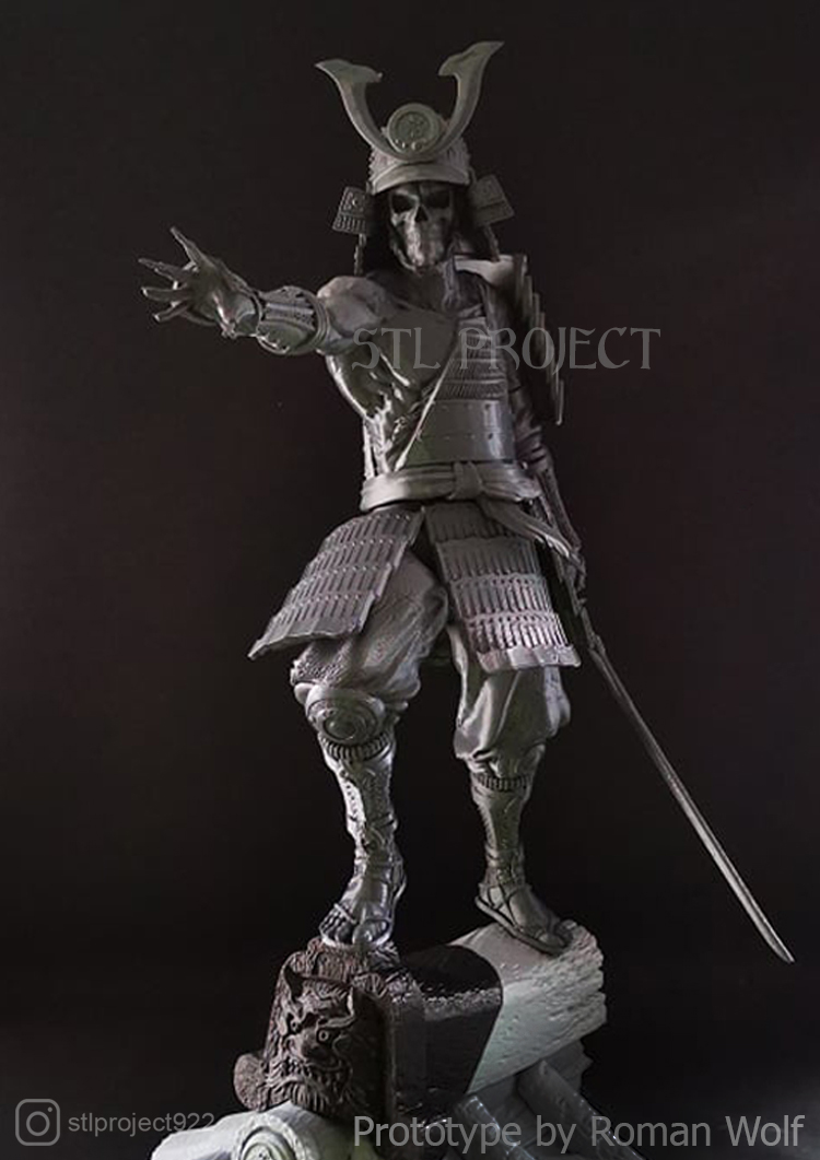 Archivo 3D Samurai muerto 🗡️・Plan imprimible en 3D para descargar・Cults