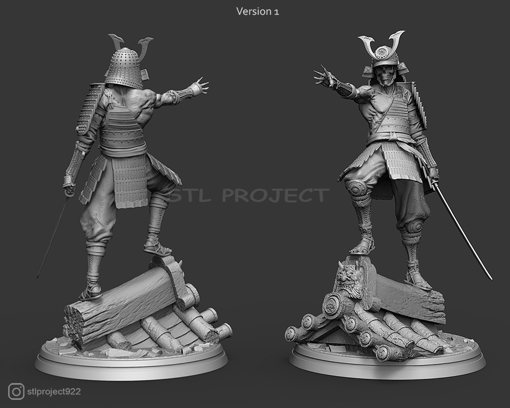 3D file Dead Samurai・3D print model to download・Cults
