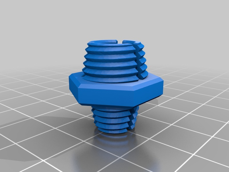 Free 3D file Self-centering tapered-thread Z-axis coupling [v2] Anet ...