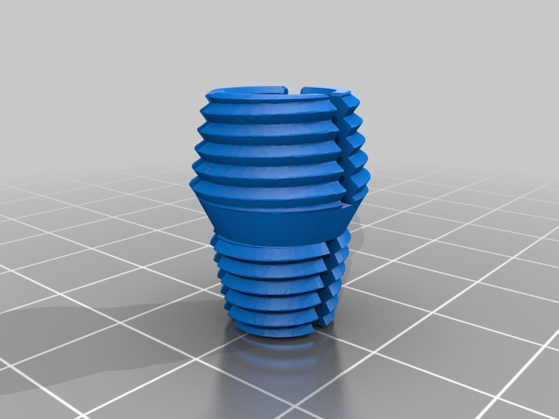 Free 3D file Self-centering tapered-thread Z-axis coupling [v2] Anet ...