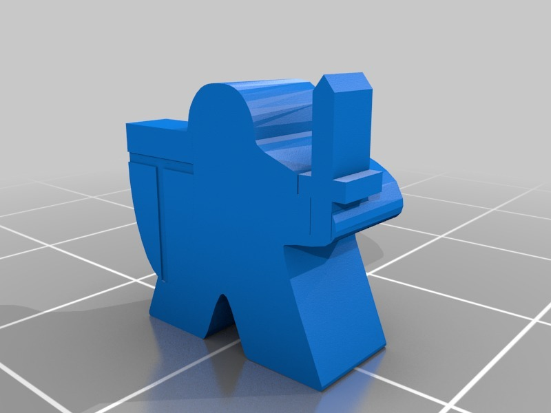 Free 3D file Fighter Meeple With Horse Mount・3D printer design to ...