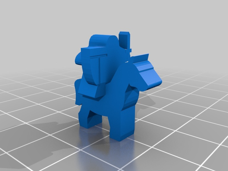 Archivo 3D gratis Meeple de combate con montura de caballo 🐎・Diseño ...