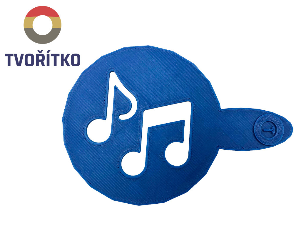 STL file Coffee stencil - Note - Music・3D print object to download・Cults