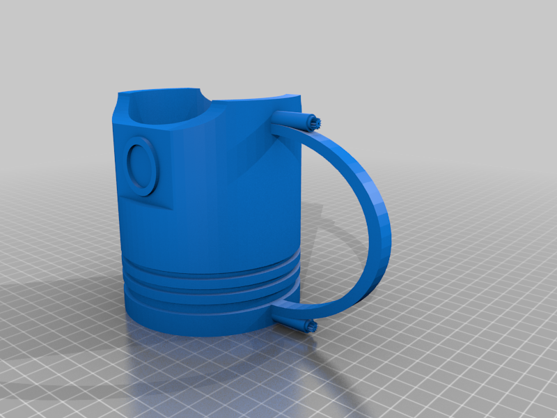 Free 3D file V4 piston mug ☕・3D print model to download・Cults