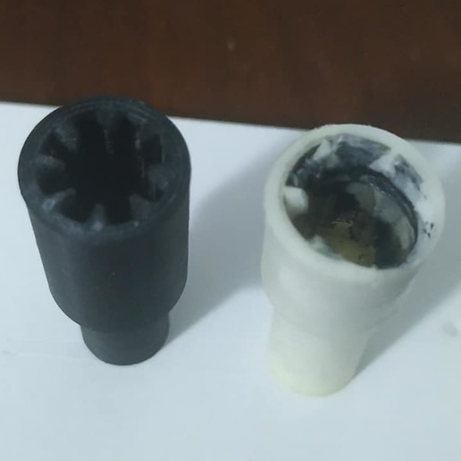 Download free STL file Philips Mixer motor coupling • 3D printable ...