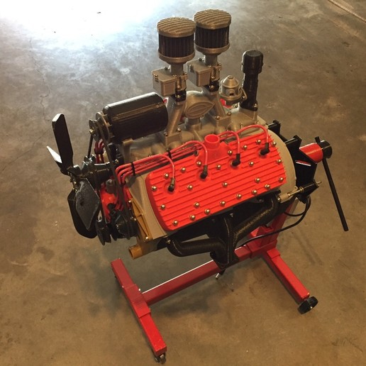 Download free 3D printer files Ford Flat Head V8 Working Model Engine ...