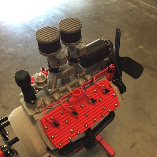 Download free 3D printer files Ford Flat Head V8 Working Model Engine ...