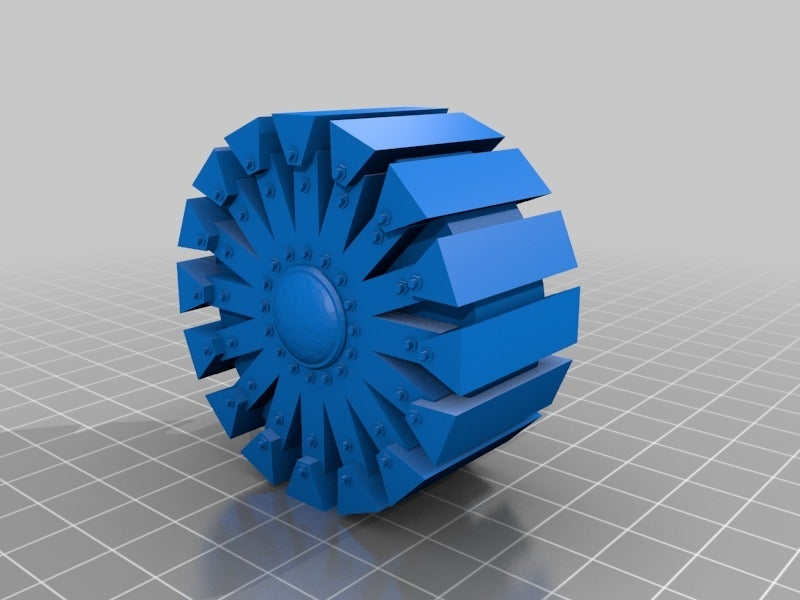 Free STL file Ork / Orc Halftrack with large cannon / Assault gun・3D ...