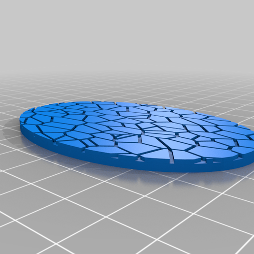 Download free 3D printer files 50mm *75mm Oval bases for wargames ...