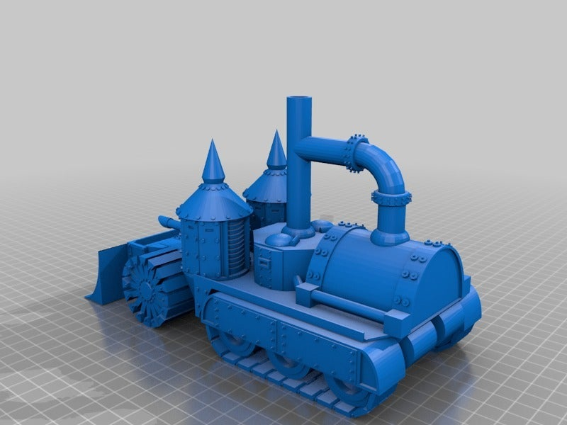 Free STL file Armoured Steam powered Half-track 😤・3D printer design to ...