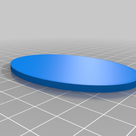 Download free 3D printer files 50mm *75mm Oval bases for wargames ...