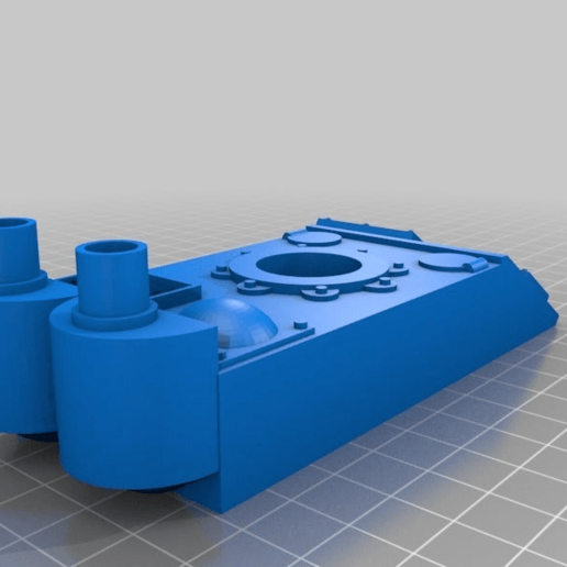 Download free STL file Orc / Ork Armoured Tank with long barrel Cannon • 3D printing object ・ Cults