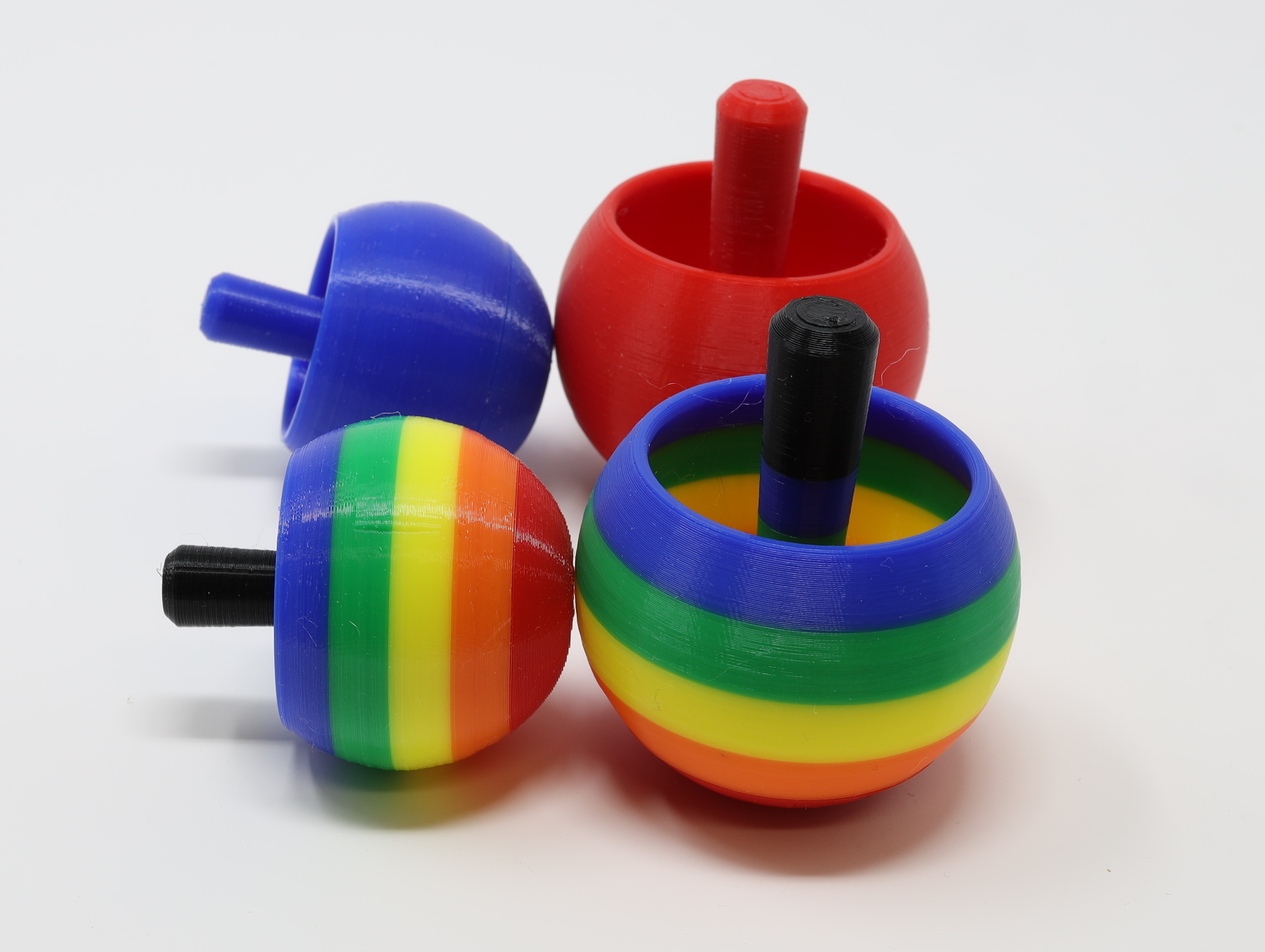 Free STL file Rainbow Tippe Top・3D print object to download・Cults