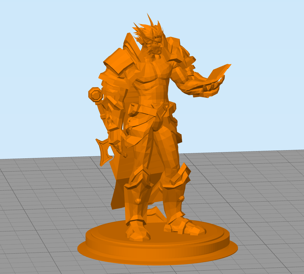 Free STL file Blood Elf Paladin Statue・3D printing design to download・Cults