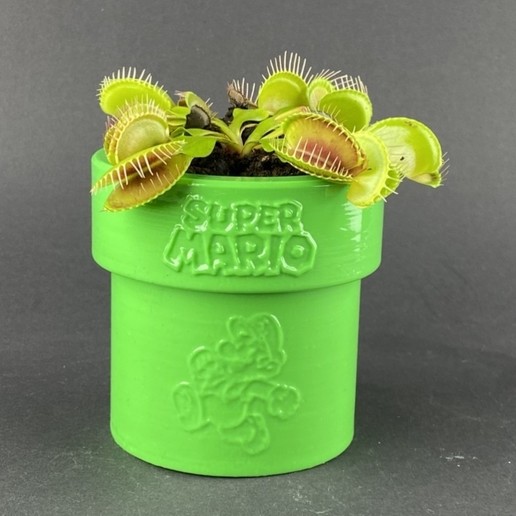 Download 3D print files Super Mario Pipe Vase ・ Cults