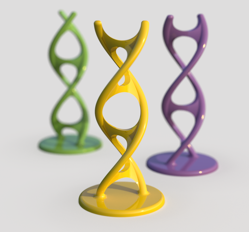 Free STL file DNA Helix (no support)・Object to download and to 3D print ...