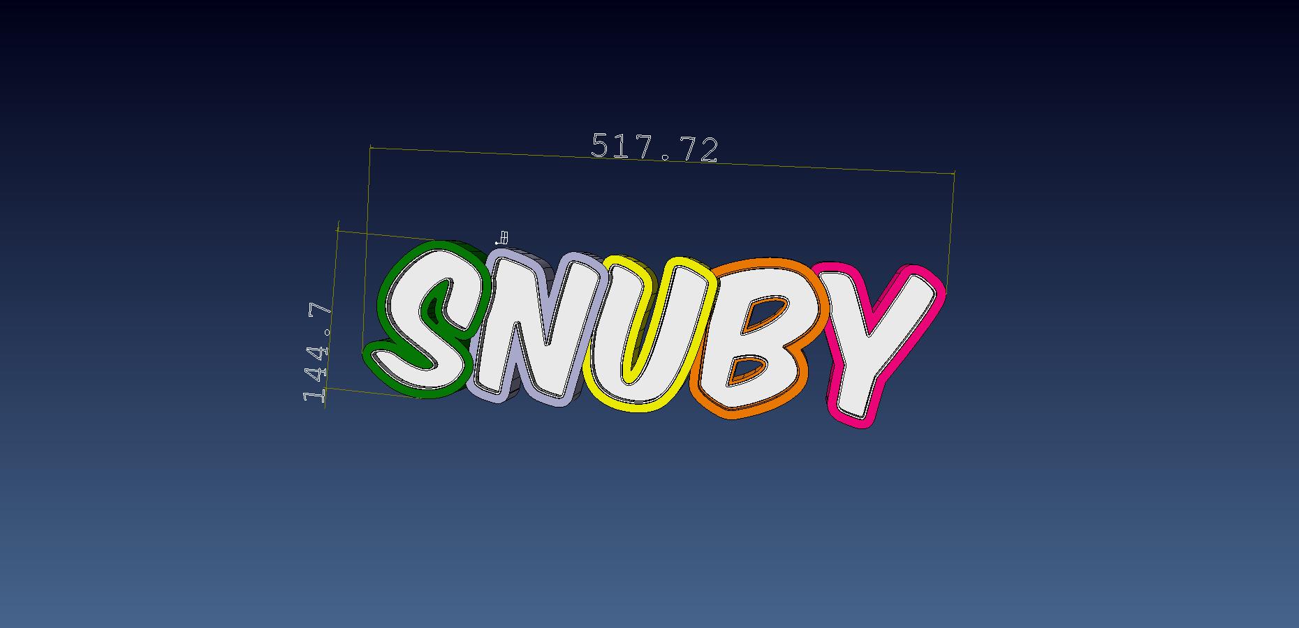 Archivo STL Snuby Led 🏠・Diseño para descargar y imprimir en 3D・Cults