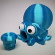 Download STL file kawaii octopus bank • 3D printing design ・ Cults