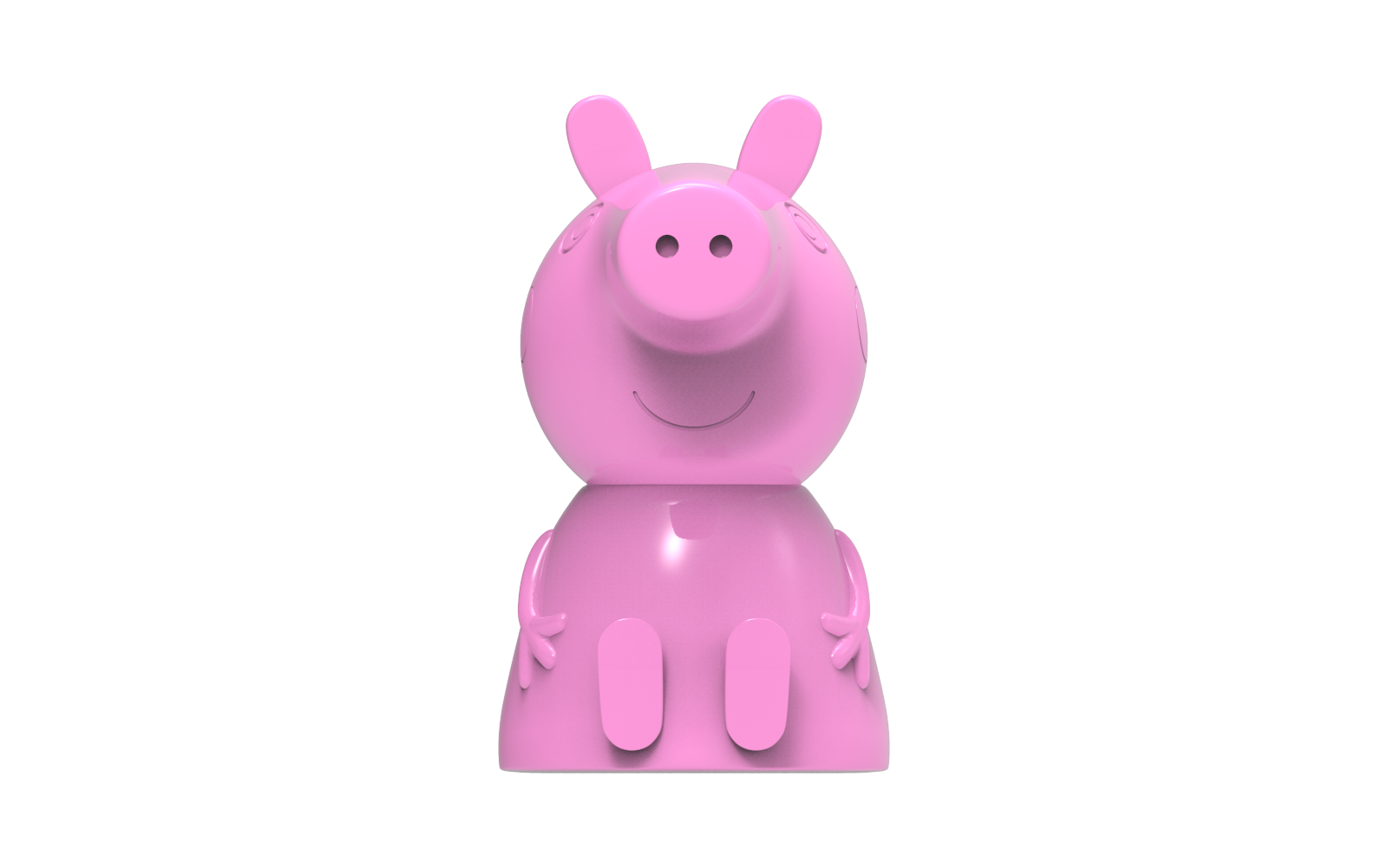Download free STL file Peppa the pig • 3D printing design ・ Cults