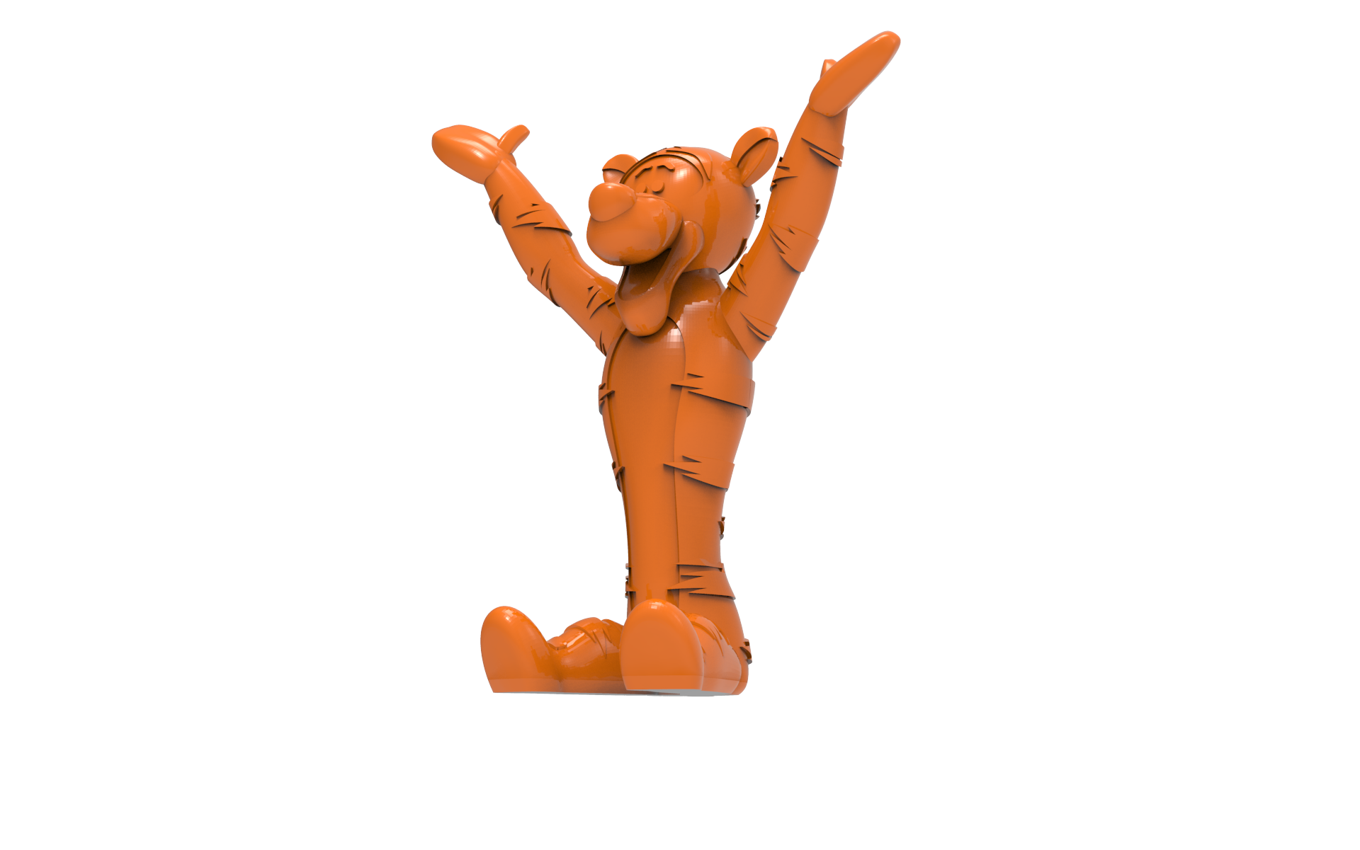 Free STL file Winnie the pooh - Tigger 👽・3D print model to download・Cults