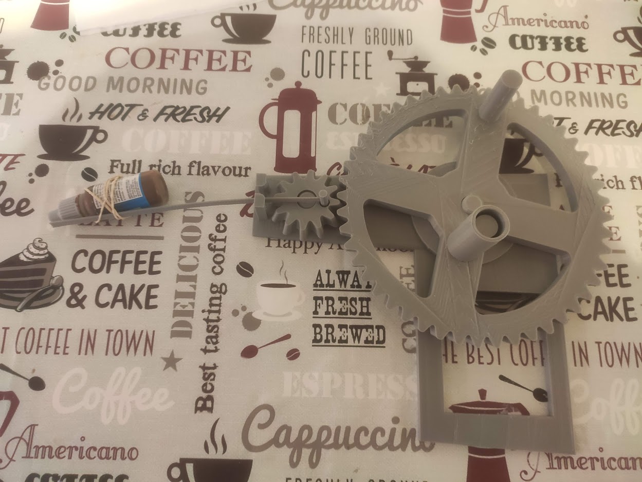 Free STL file Paint shaker geared manual paint shaker・3D printing ...