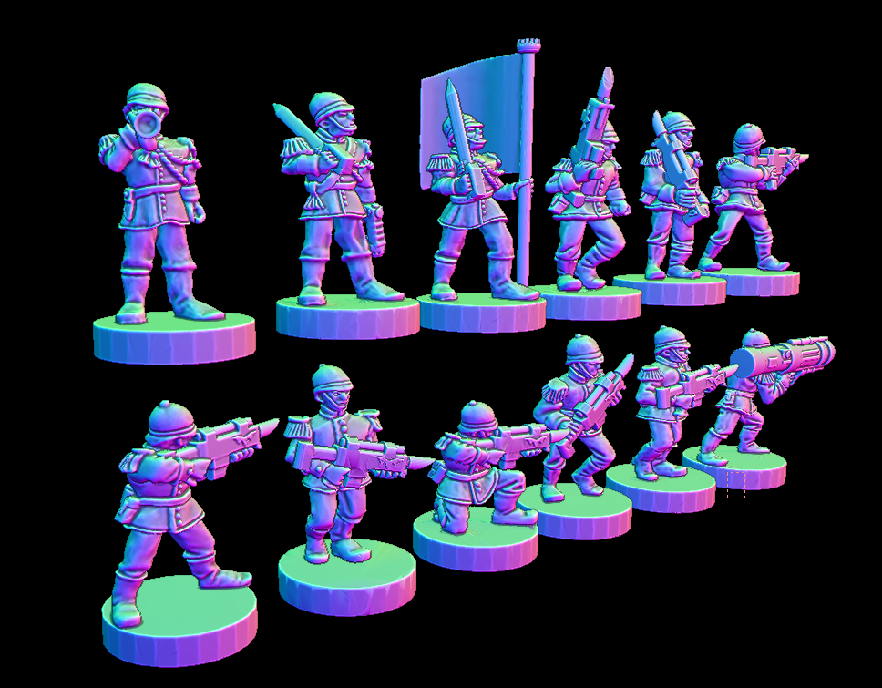STL file Epic scale human praetorian soldiers 6mm 💂・3D print model to ...