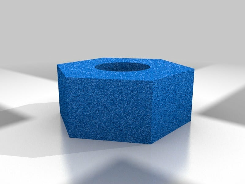 Free STL file Metric Nuts, f3d, stp and STL files (Size M2 through M10 ...