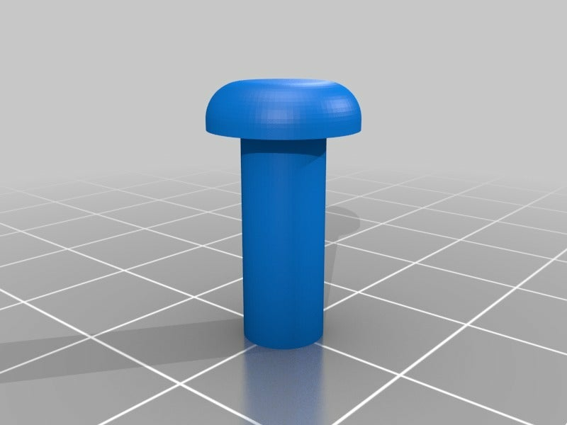 Free STL file Metric Button Head Screw, f3d, stp and STL Files (M2-M10 ...