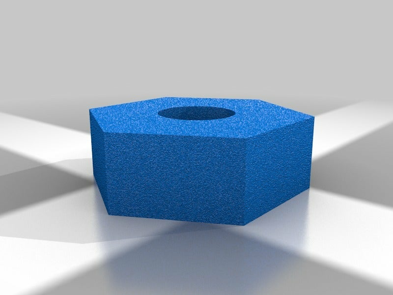 Free STL file Standard Nuts, f3d, stp and STL files (Size #0 through 5 ...