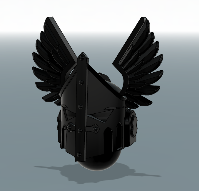 Free STL file Gloomy Angels Praetor Helm 🎲・Object to download and to 3D ...