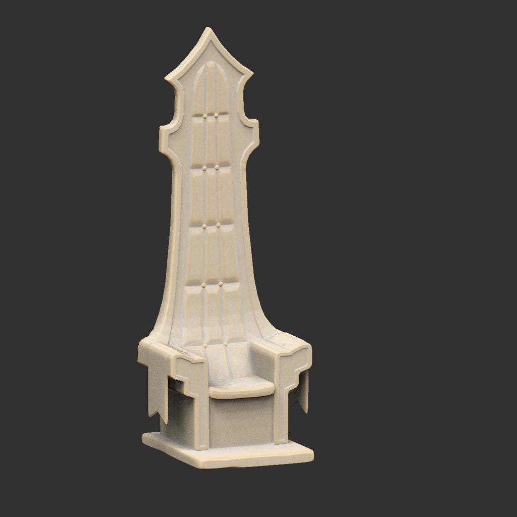 Free STL file Tall Throne・3D printing model to download・Cults