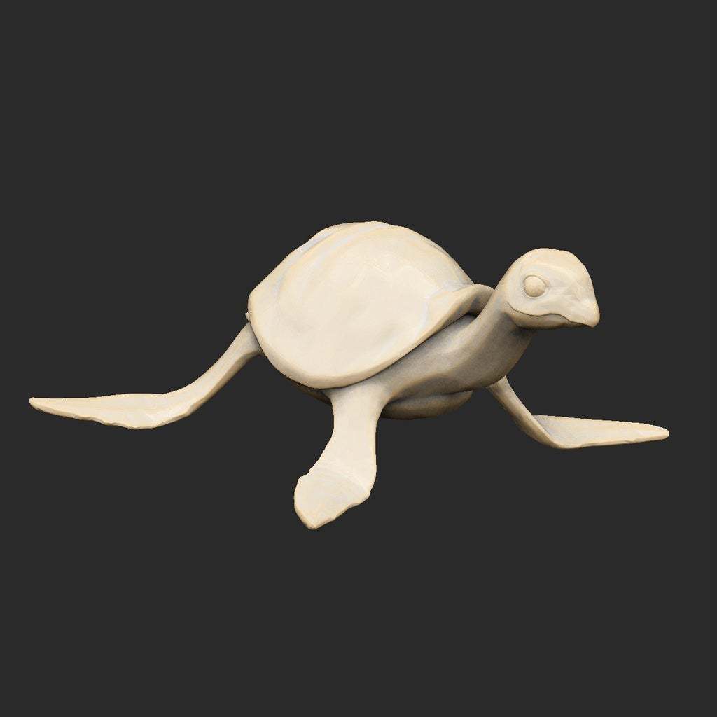 Free STL file Fantasy Turtle x2 Mother Kid・3D print object to download ...
