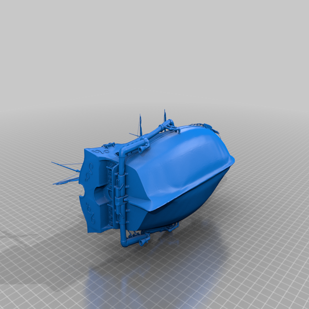 Free STL file Steam Galleon・3D printing template to download・Cults