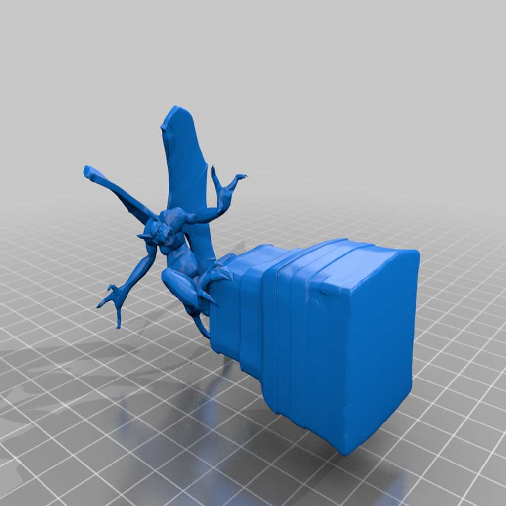 Free STL file Gargoyles x3・3D printing template to download・Cults