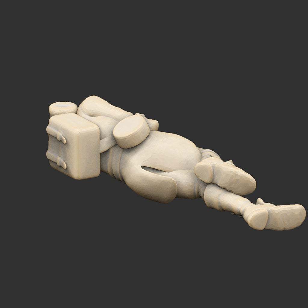 Free STL file Dead Soldiers Posed x5・3D printable design to download・Cults