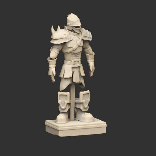 Download free STL file Armour Displayed on Stand x2 • 3D printing model ...