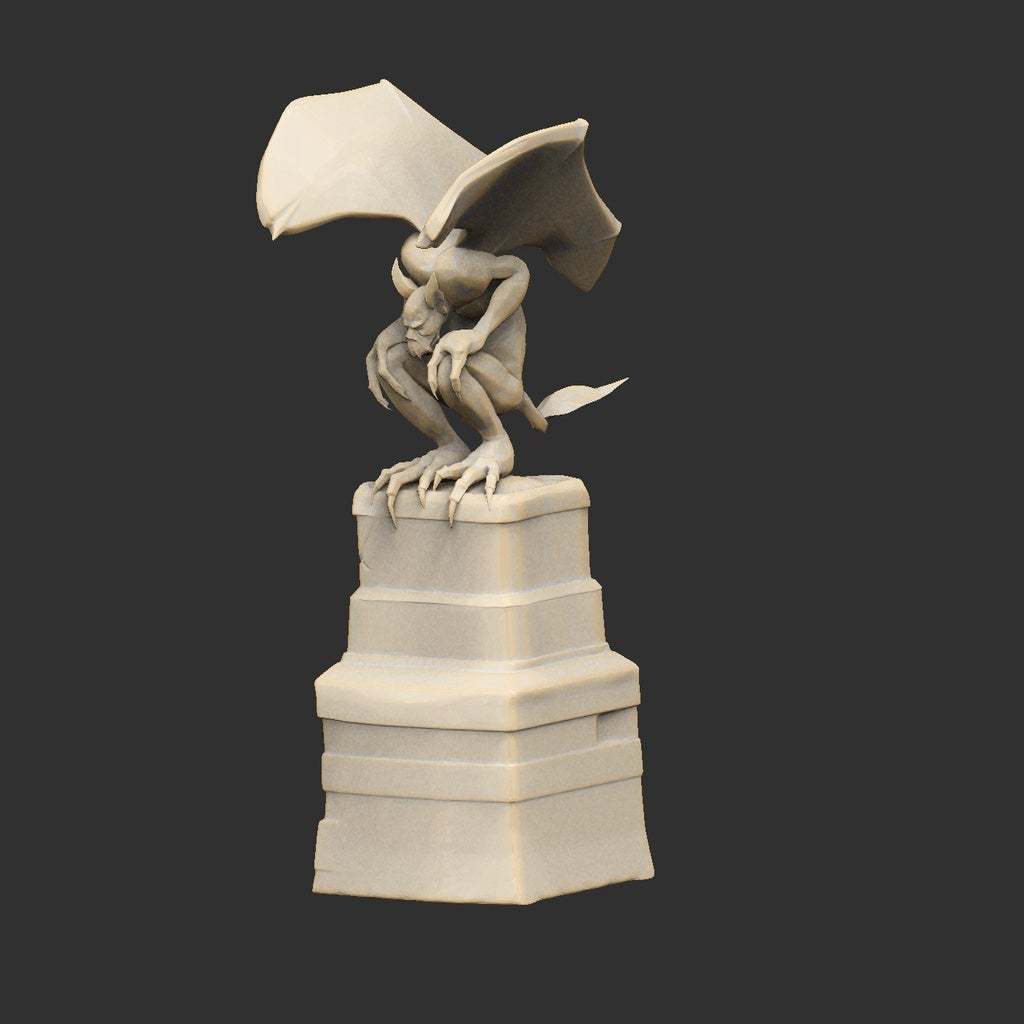 Free STL file Gargoyles x3・3D printing template to download・Cults