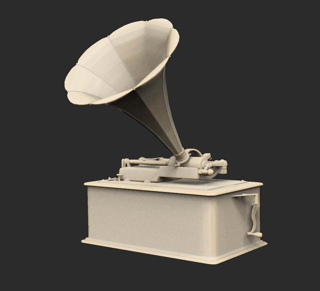 Free STL file Phonograph x2・3D printer design to download・Cults