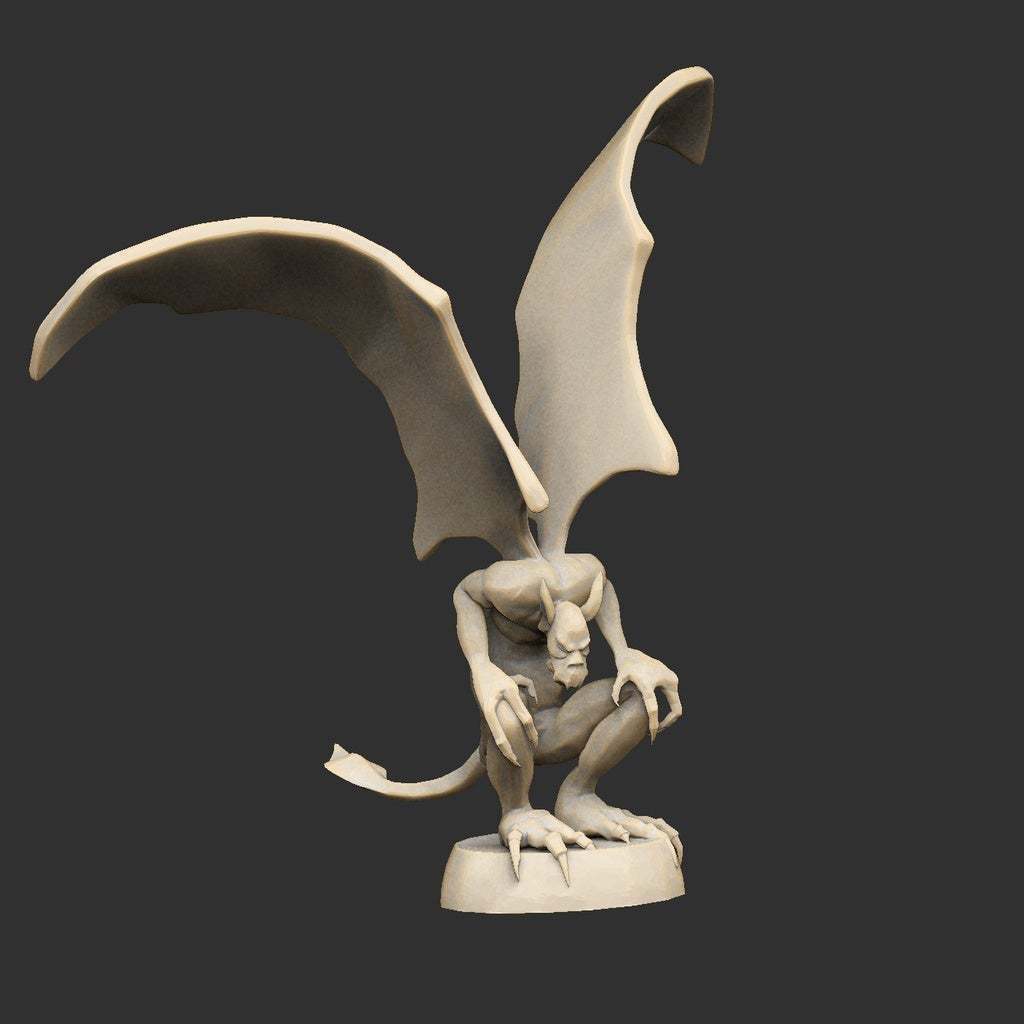 Free STL file Gargoyles x3・3D printing template to download・Cults