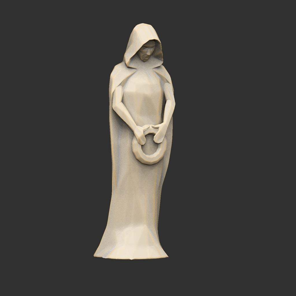 Free STL file Cemetary Statues x3・Template to download and 3D print・Cults