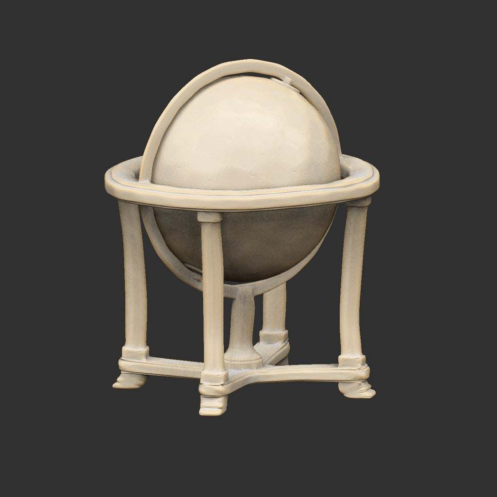 Fichier STL gratuit Globe on Stand・Modèle pour impression 3D à ...