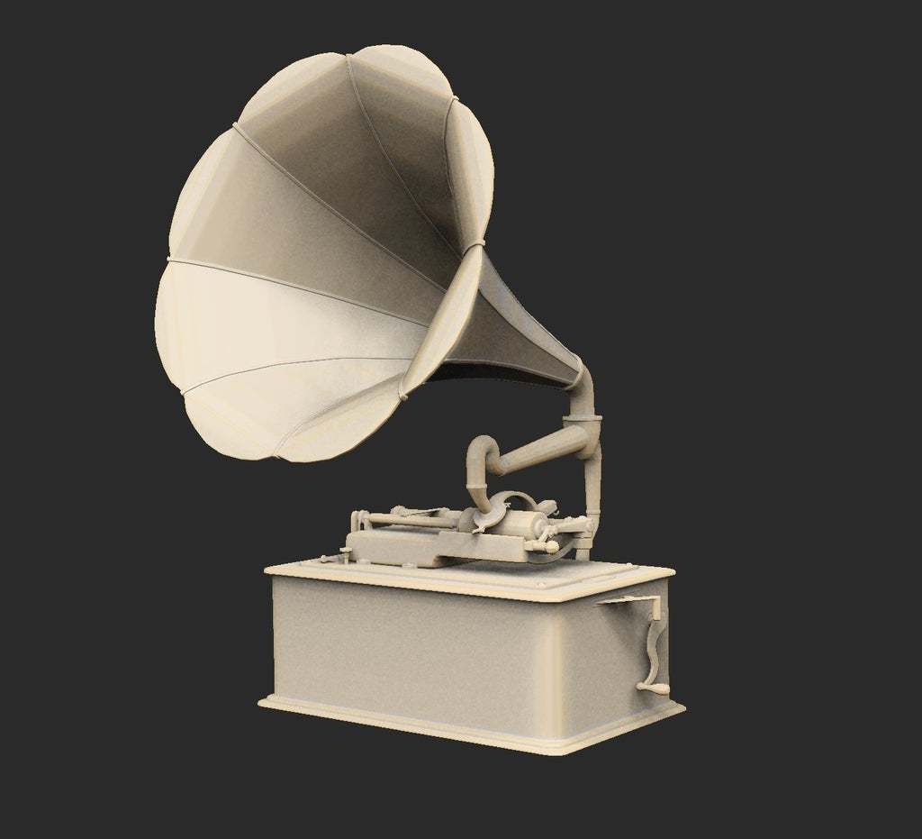 Free STL file Phonograph x2・3D printer design to download・Cults