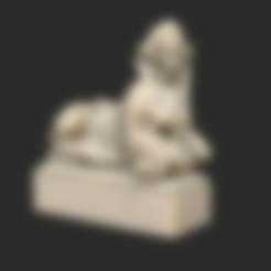 Download free STL file Sphynx Statues x3 Cthulhu • 3D print object ・ Cults