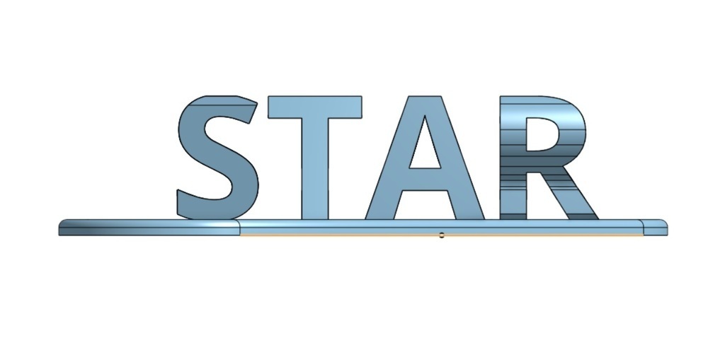 Free 3D file Star Wars text・3D print model to download・Cults