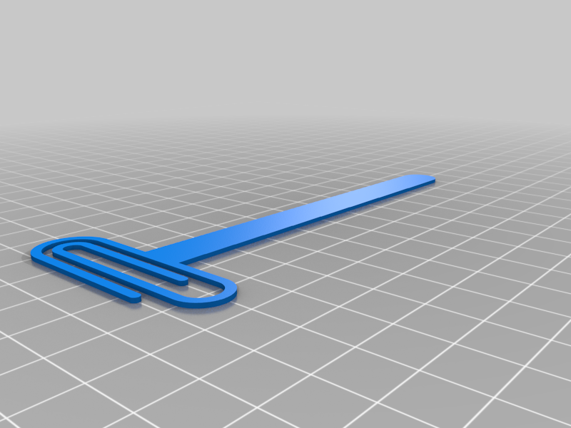 Free 3D file PaperClip bookmarks・3D printer design to download・Cults