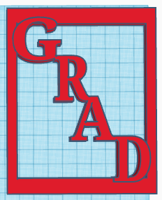 STL file 2021-Grad_Center Piece・Template to download and 3D print・Cults