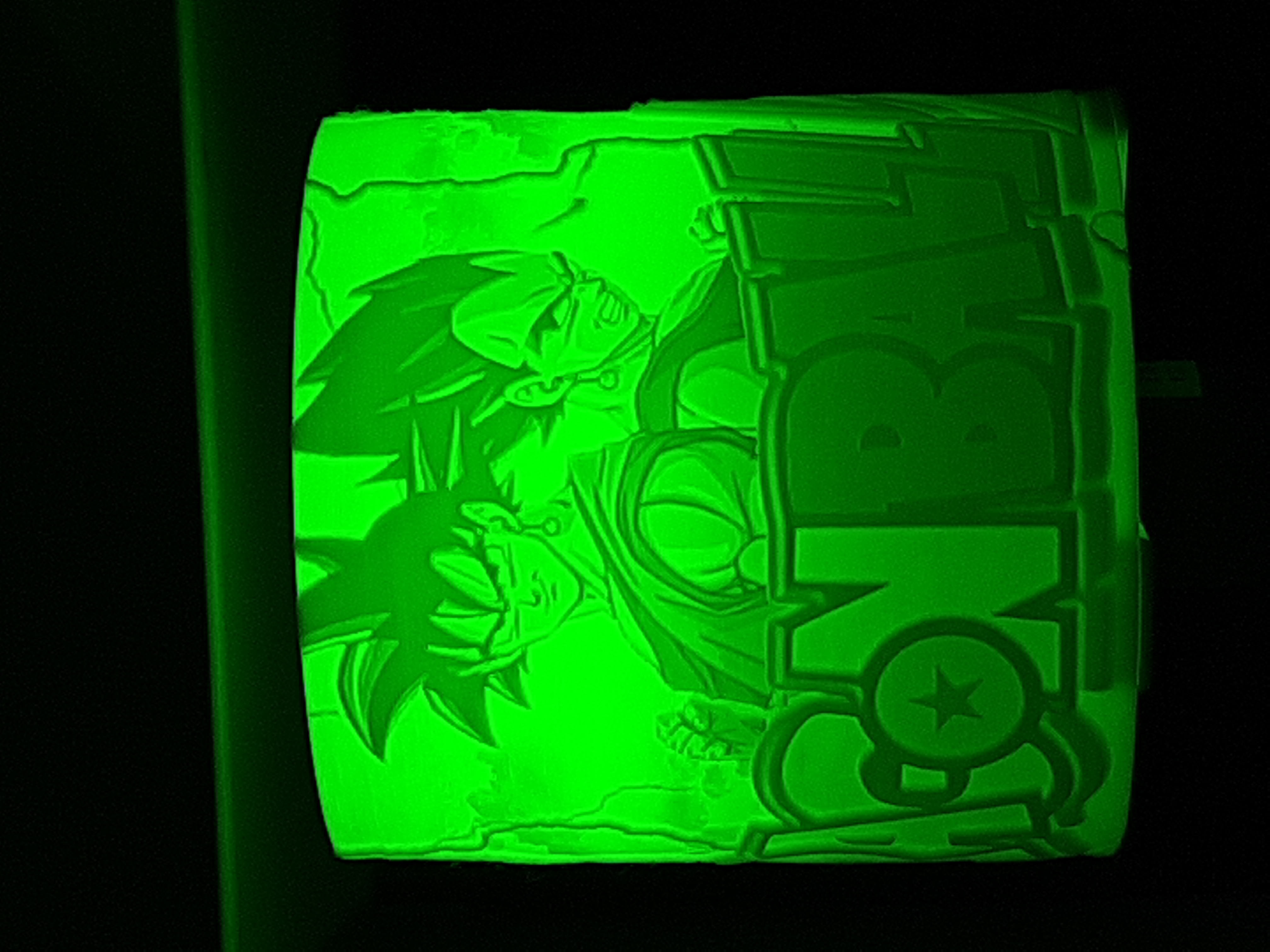 Free STL file Cylindrical litho shade dbz 1・Object to download and to ...